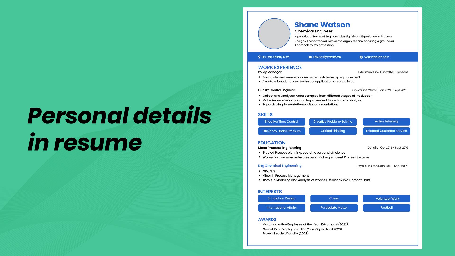 Personal Details in Resume: Complete Guide 2026